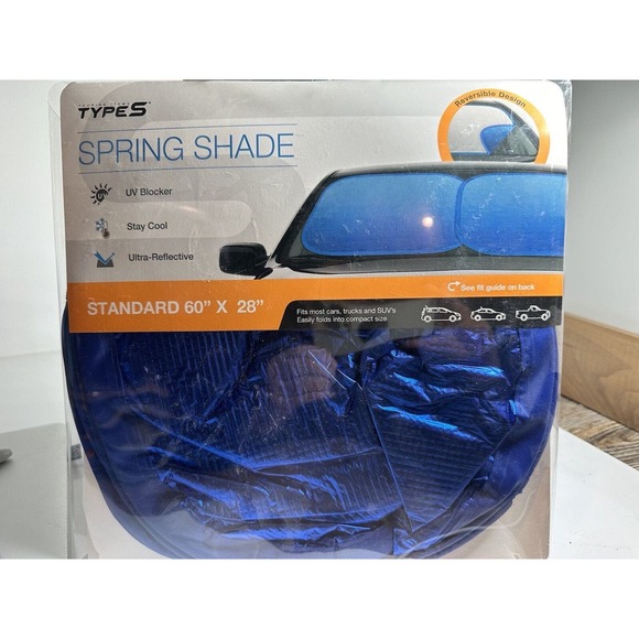 Types | Other | Car Windshield Sun Shield Spring Type S Standard ...